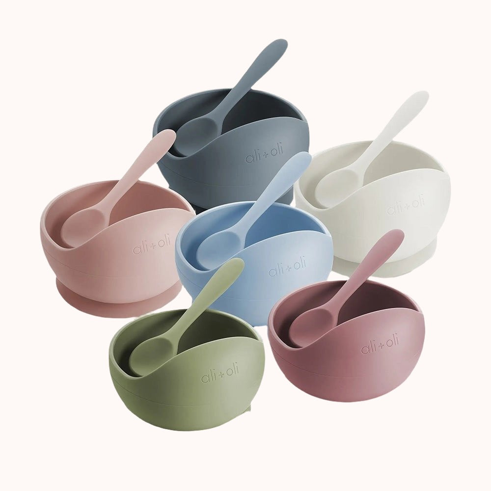 Silicone Suction Bowl & Spoon Set – Minnie Little Things
