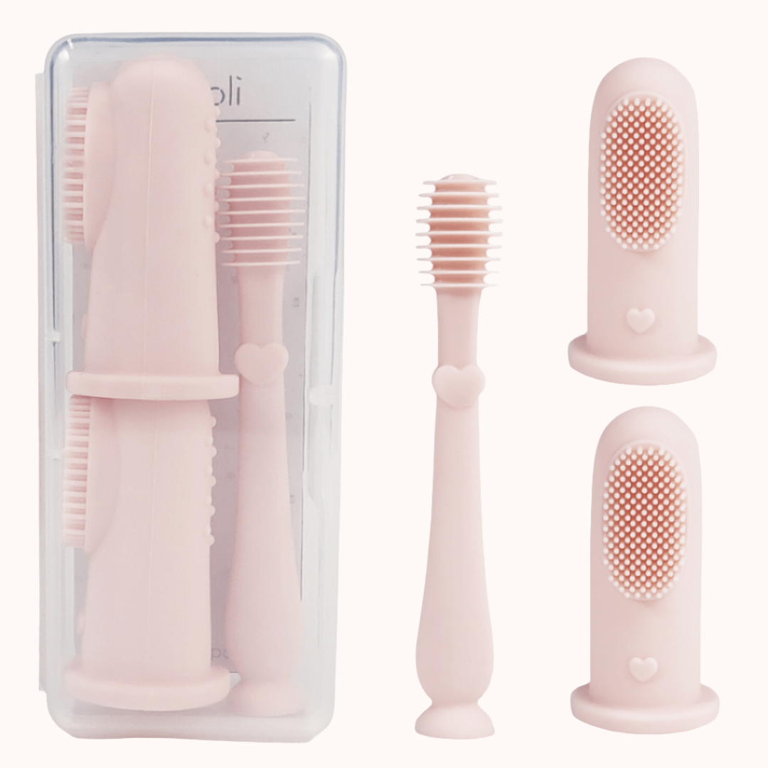 Ali + Oli Baby Finger Toothbrush Set - Infant Oral Care – Minnie Little ...