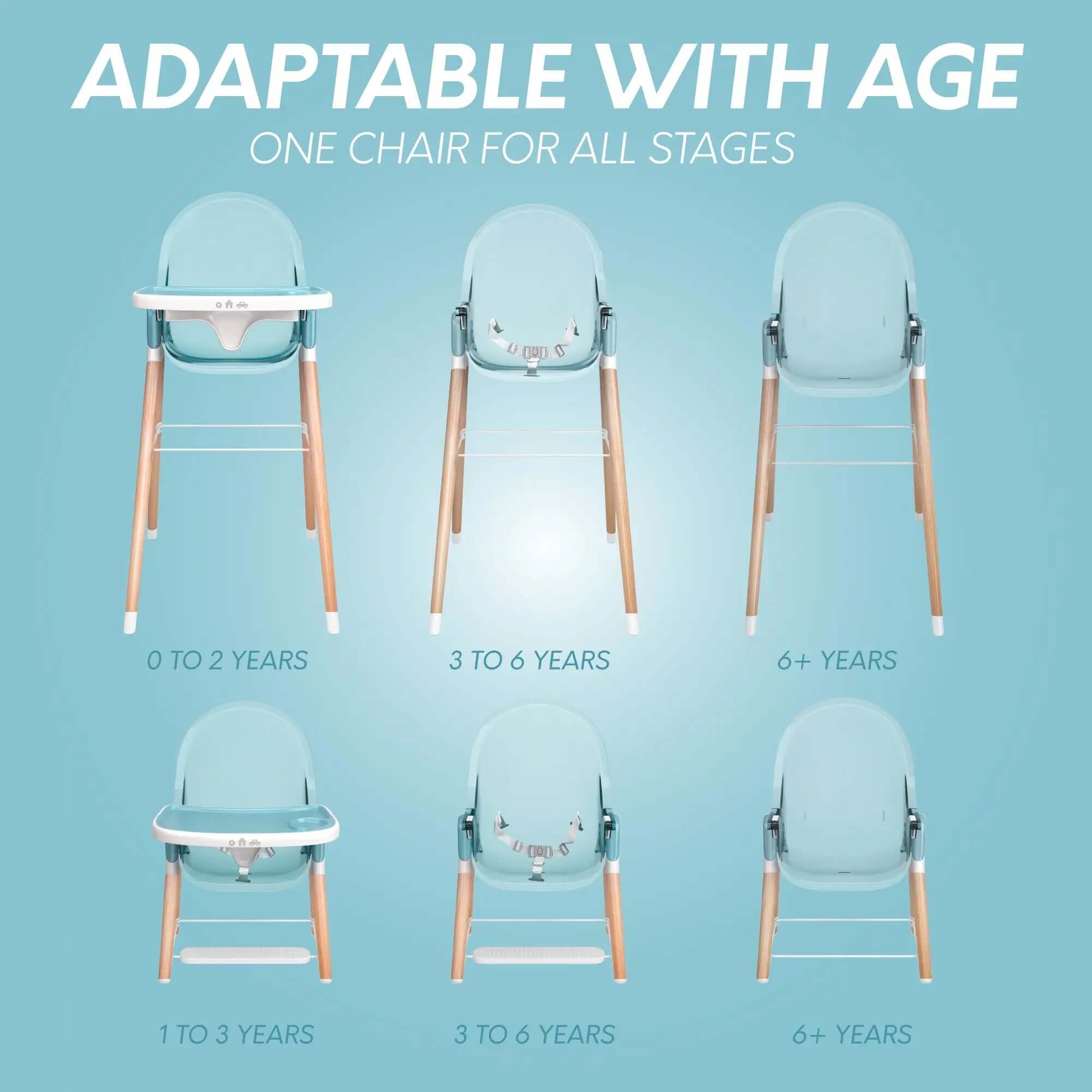 Children of Design 6 in 1 High Chair – Minnie Little Things